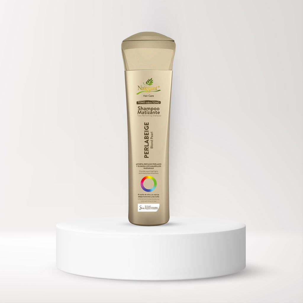 Shampoo Matizante Perla Beige | Rubio Dorado – Naissant El Salvador